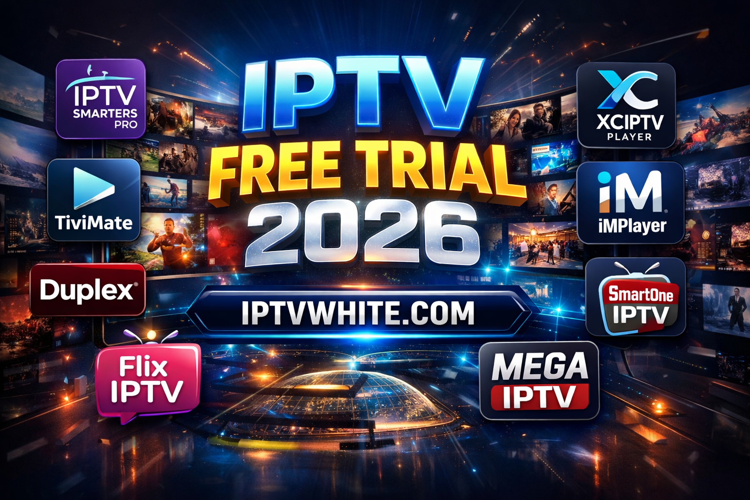 IPTV Free Trial 2026 - IPTV White